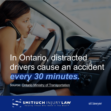 Distracted Driving Accidents | Toronto Lawyers | Smitiuch Injury Law